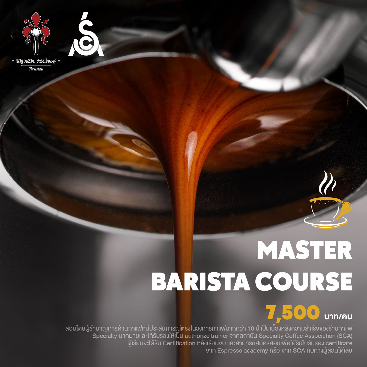 คอร์สเรียน SYNOVA : Master Barista Course | Synova Beverage & Bakery ...