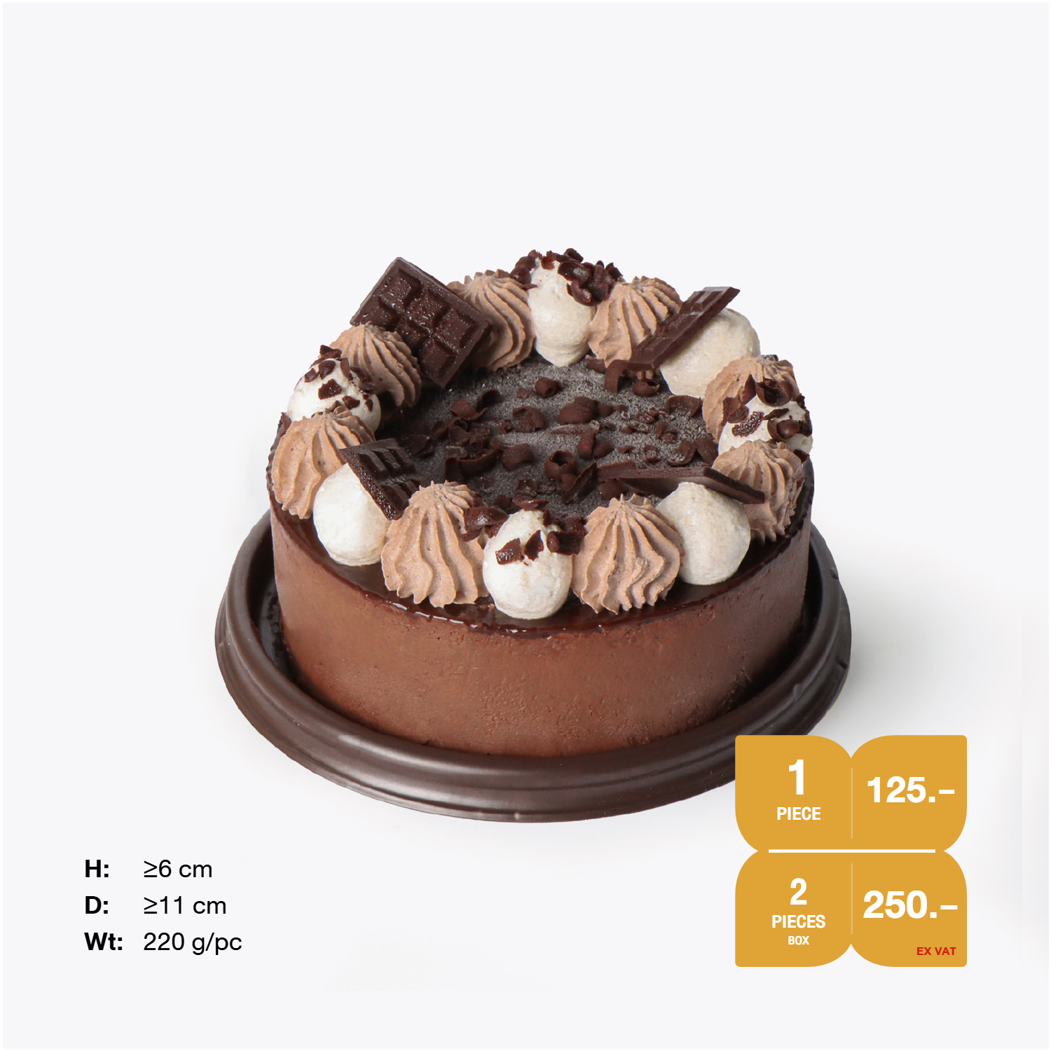 เค้กแช่แข็ง SYNOVA : เค้กเซอร์ไพรส์วันเกิดรสเดวิลส์ช็อกโกแลต (ยกกล่อง ...
